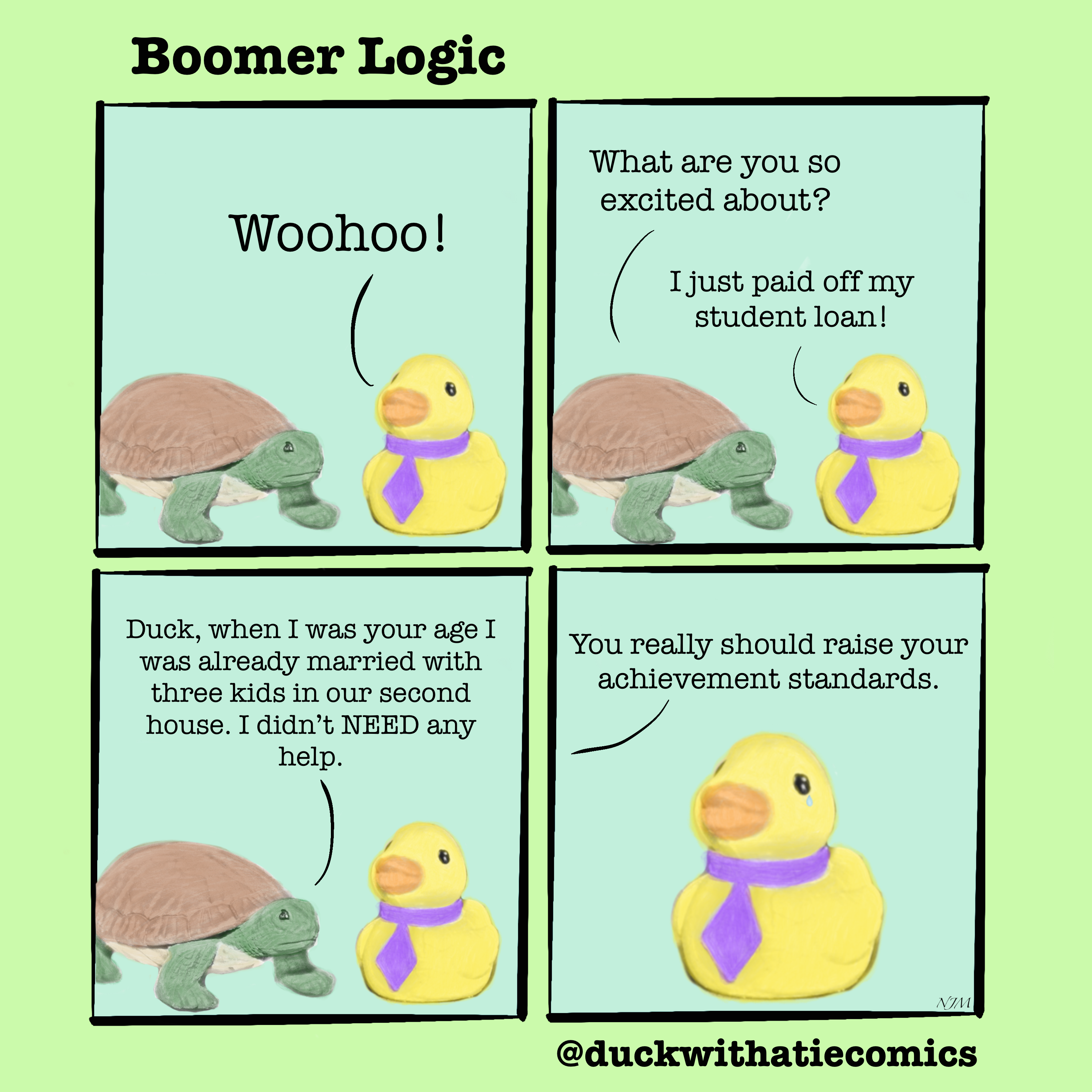 December 20th 2021 – Duck With A Tie