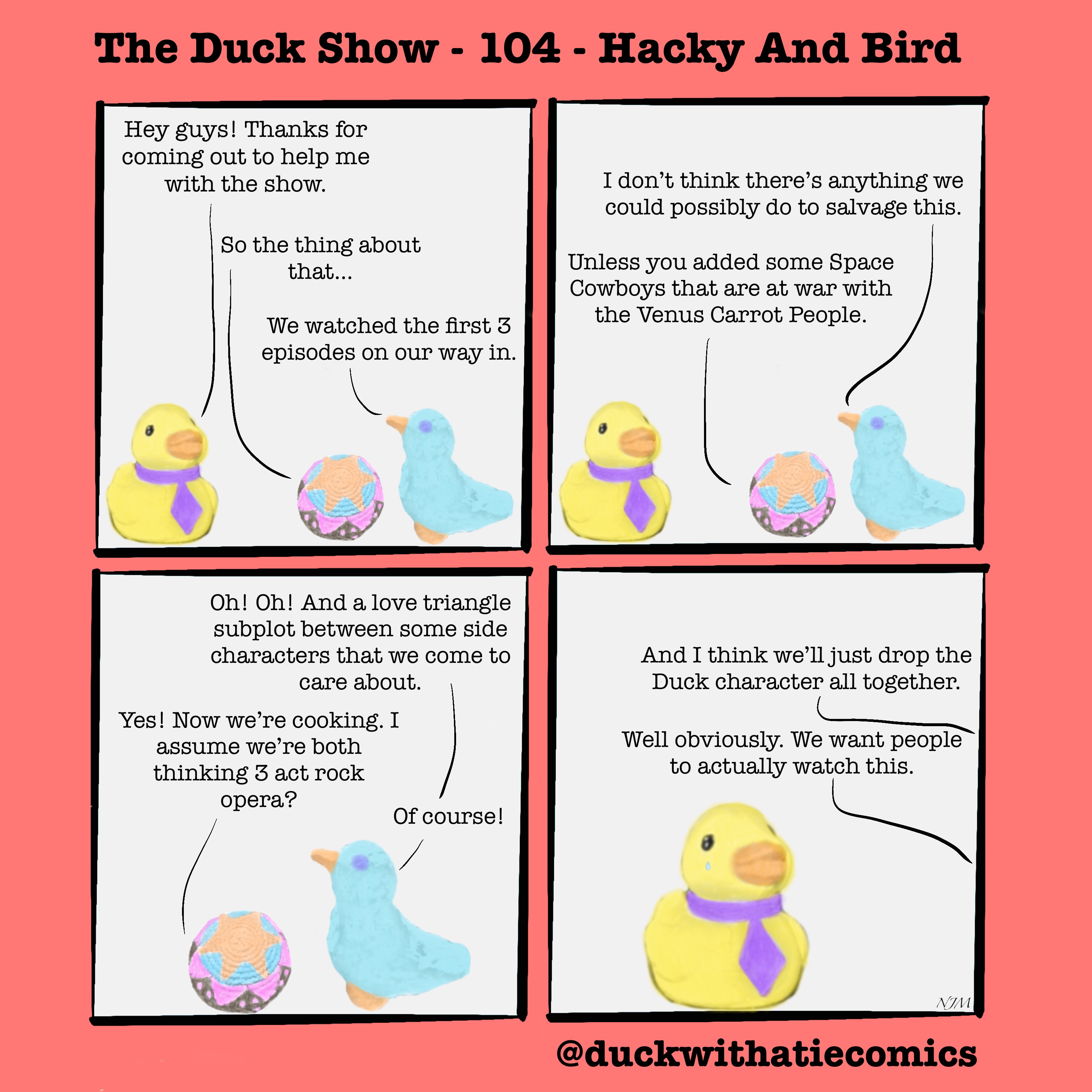December 30th 2024 – Duck With A Tie